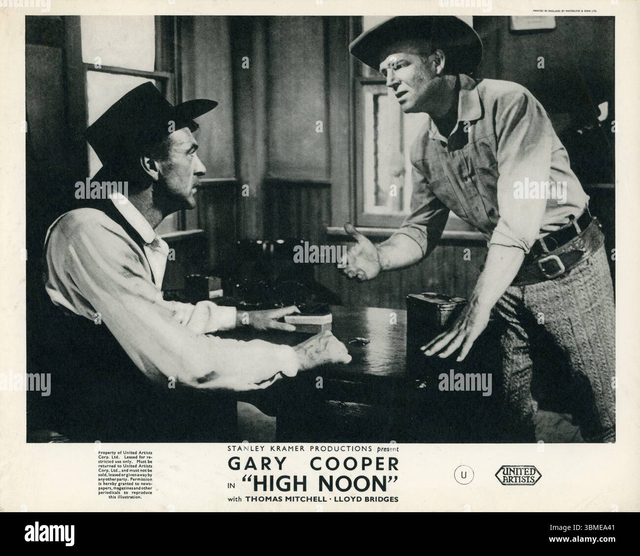 GARY COOPER and JAMES MILLICAN in HIGH NOON 1952 director FRED ...