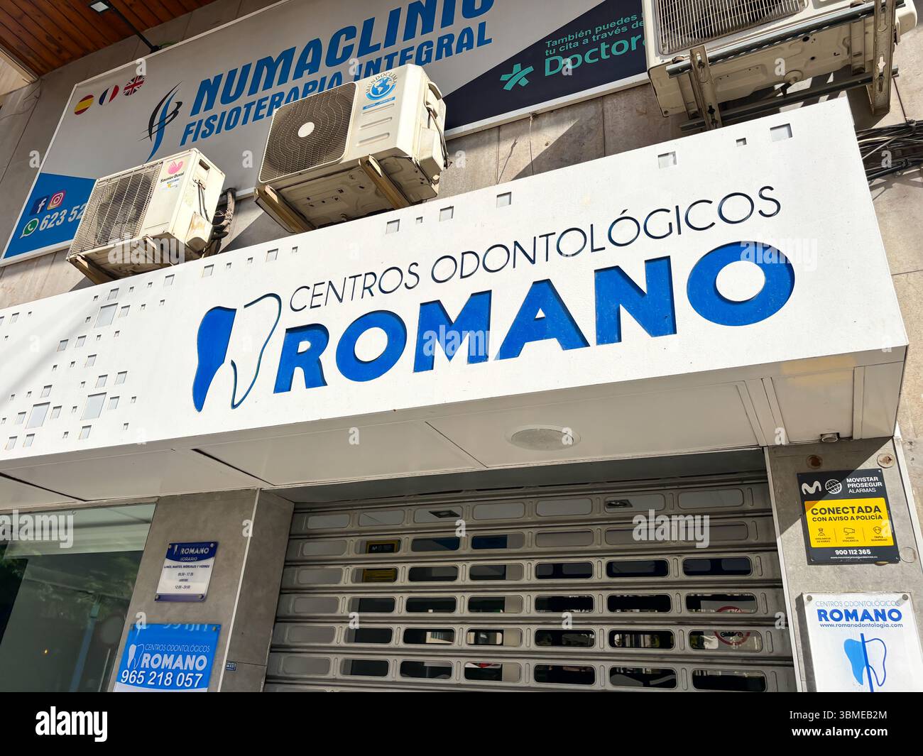 Alicante, Spain - June 24, 2025: Centros Odontologicos Romano dental ...