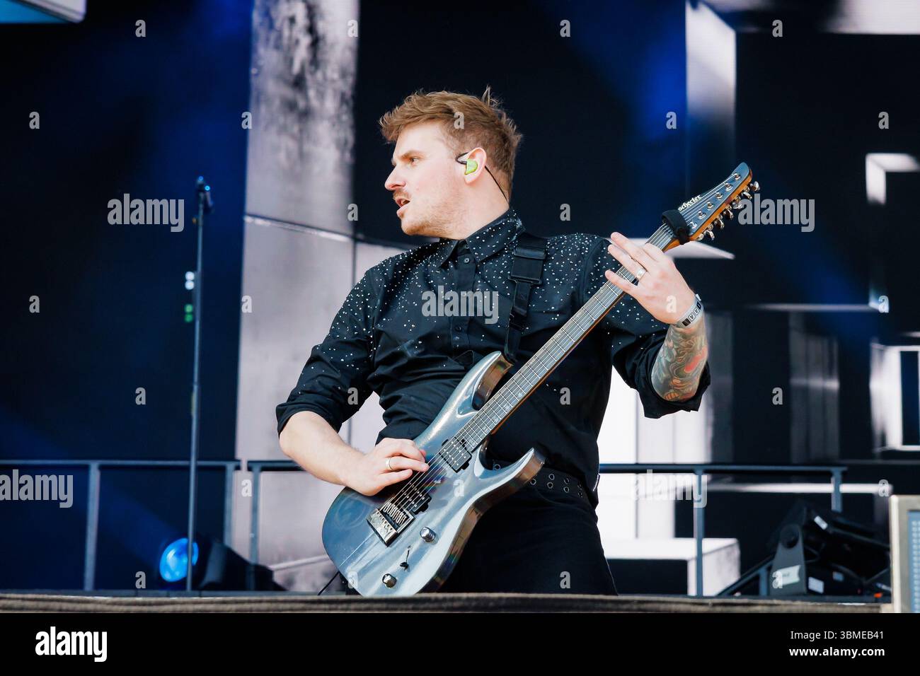 Oslo, Norway. 25th June, 2025. The German electronicore band Electric ...
