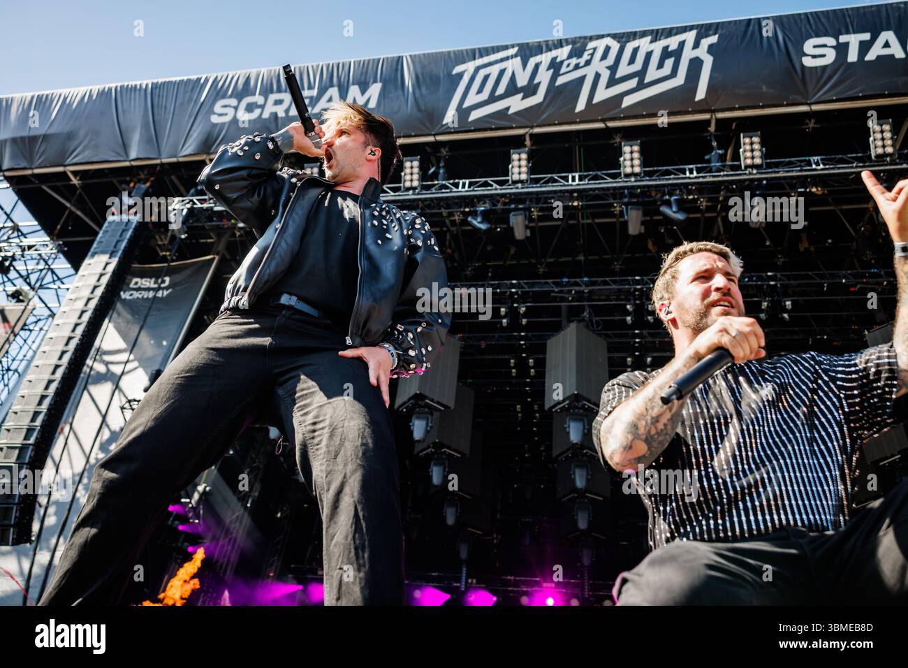 Oslo, Norway. 25th, June 2025. The German electronicore band Electric ...