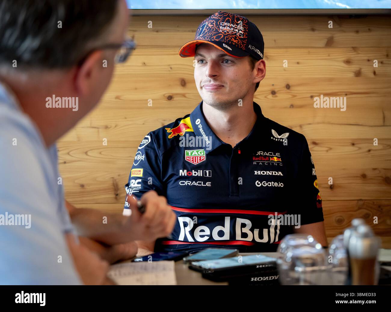 SPIELBERG - Max Verstappen (Red Bull Racing) speaks to the Dutch press ...