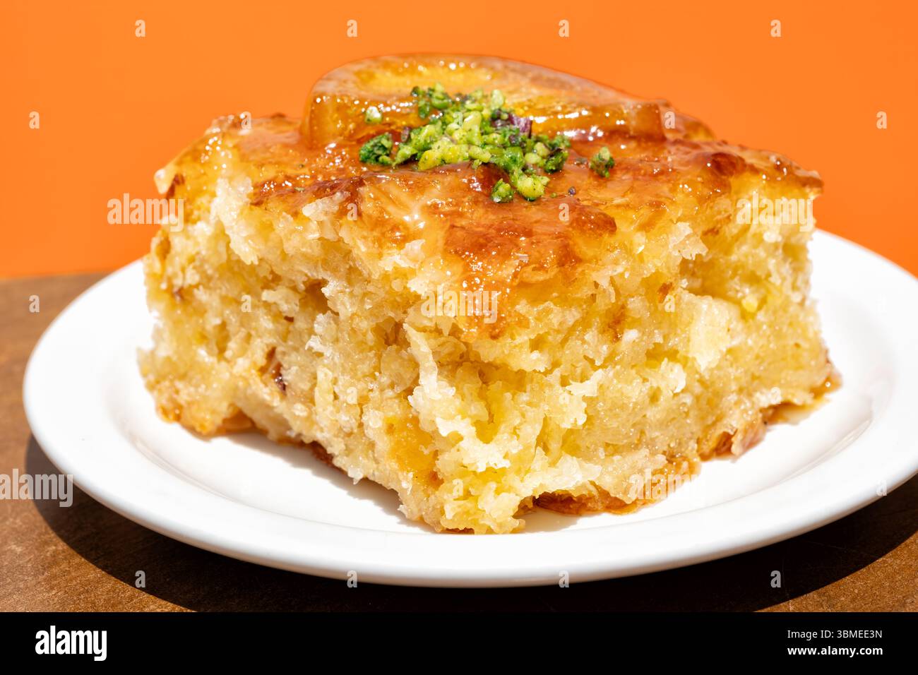 Authentic Greek Orange Pie. This is a Greek specialty known as ...