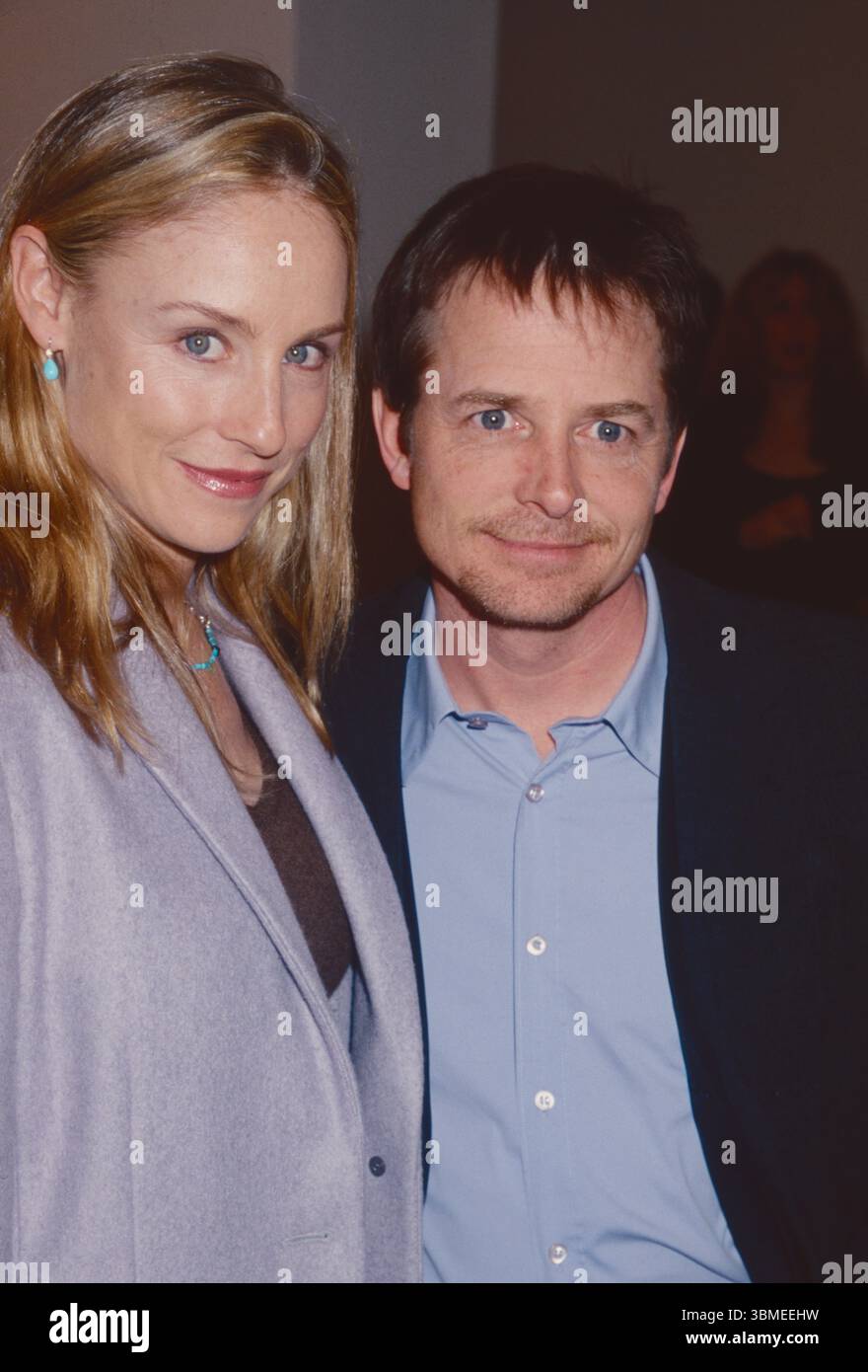 Tracy Pollan and Michael J. Fox at “Lenny Kravitz/Mark Seliger ...