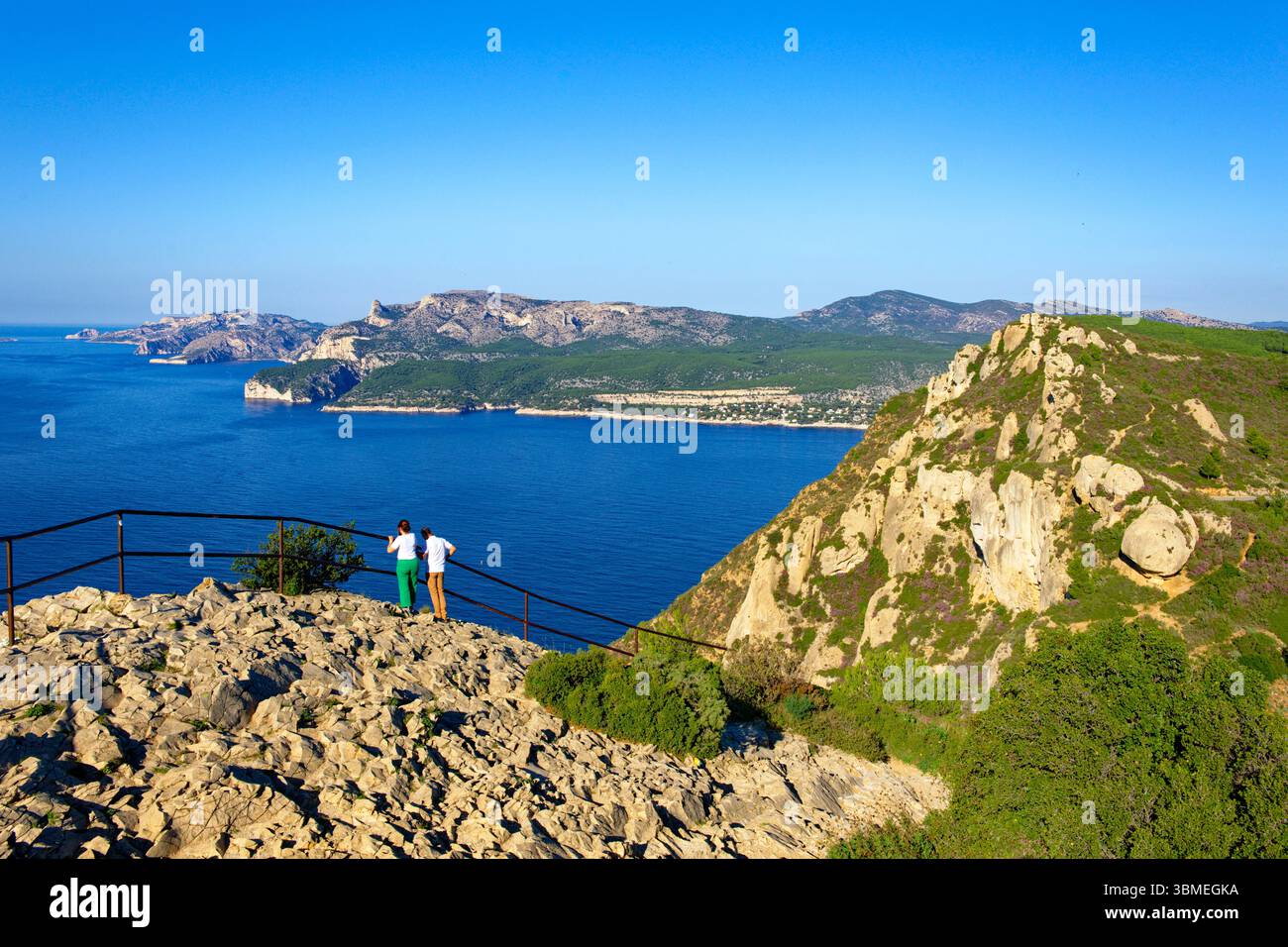 France, Bouches du Rhone, Cassis, Calanques National Park, Bay of ...