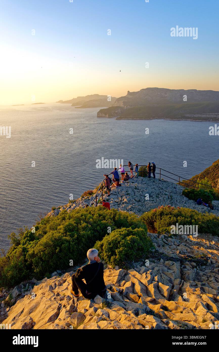 France, Bouches du Rhone, Cassis, Calanques National Park, Bay of ...