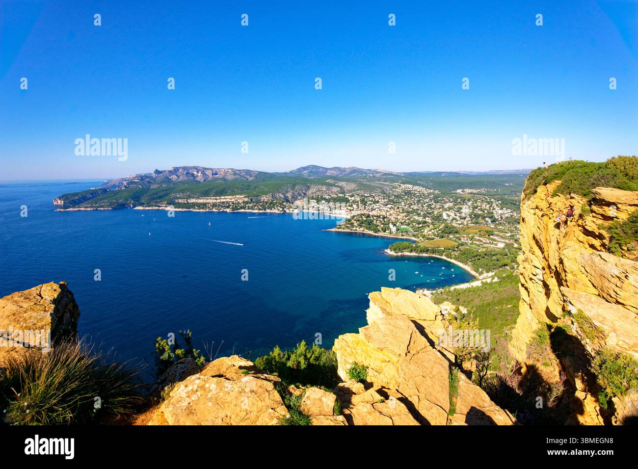 France, Bouches du Rhone, Cassis, Calanques National Park, Bay of ...