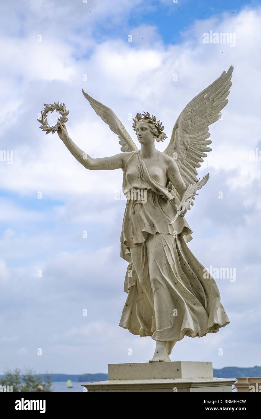 Victoria, aluminum replica of a bronze sculpture by Christian Daniel ...