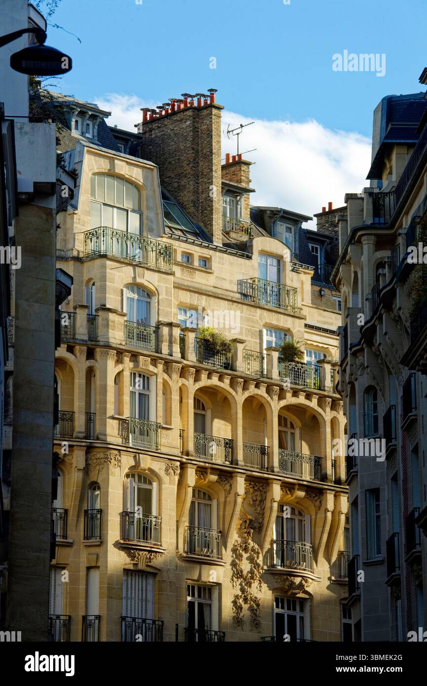 France, Paris, Odeon district, Rue Duguay Trouin street Stock Photo - Alamy