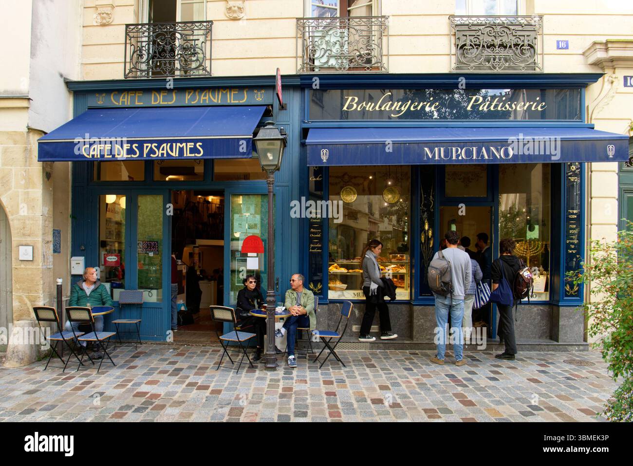 France, Paris, the Marais District, Rue des Rosiers in the Jewish ...