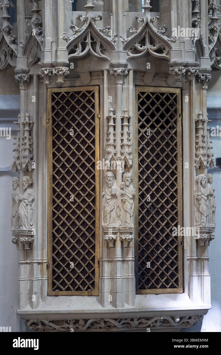 Altenberg Cathedral (also Bergischer Dom), base of the Gothic sacrament ...
