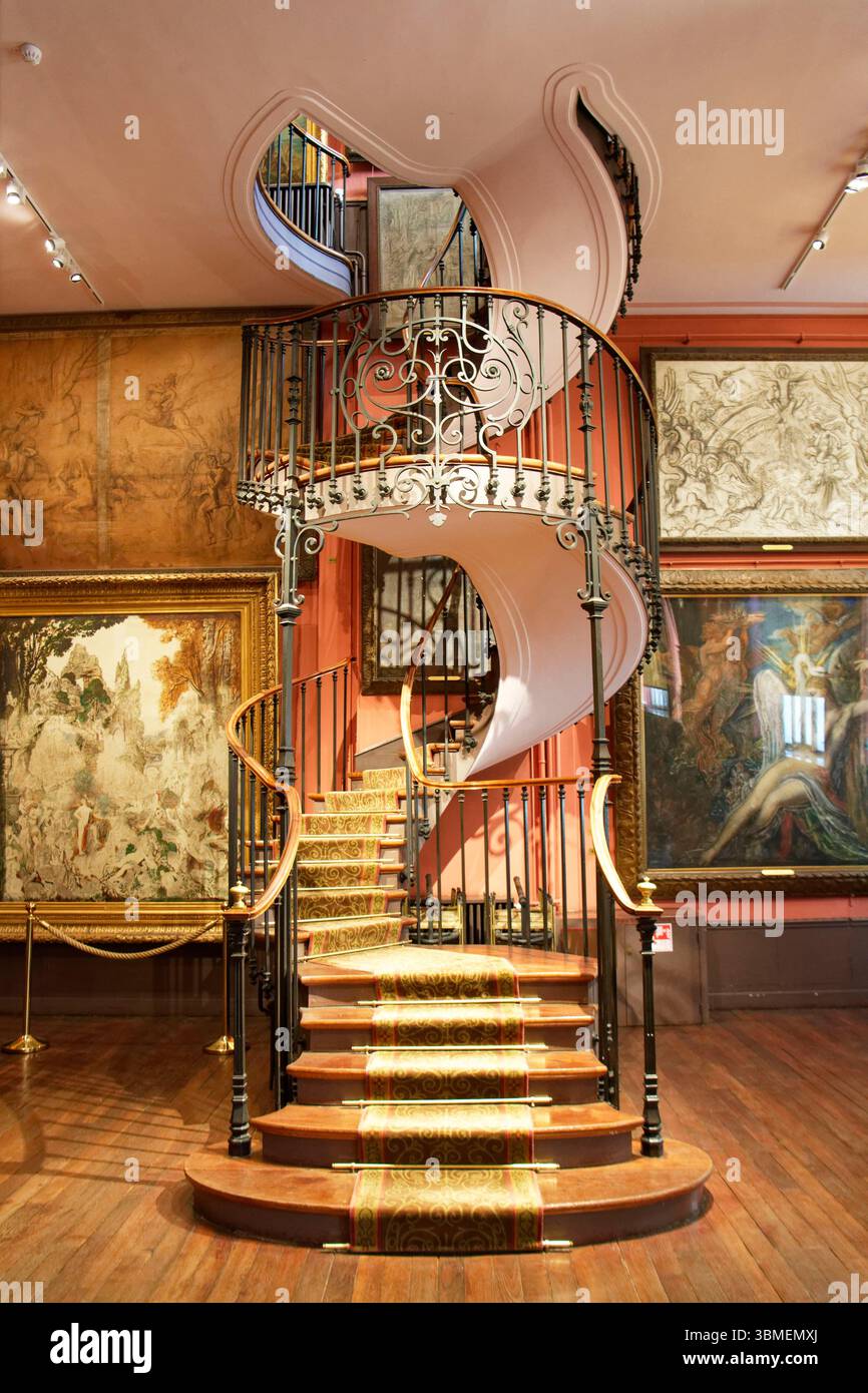 France, Paris, Nouvelle Athenes district, Gustave Moreau museum ...