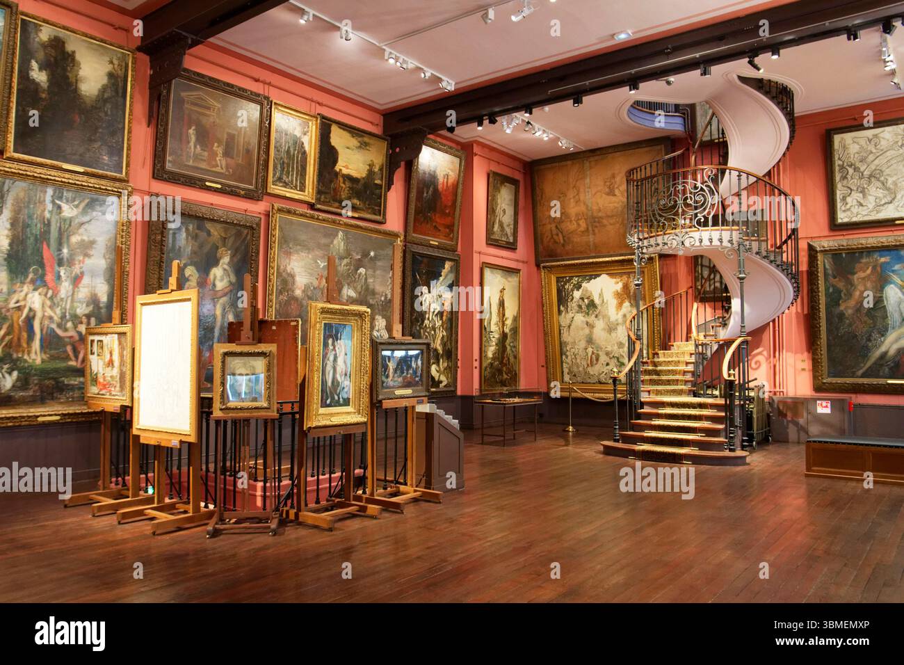 France, Paris, Nouvelle Athenes district, Gustave Moreau museum ...