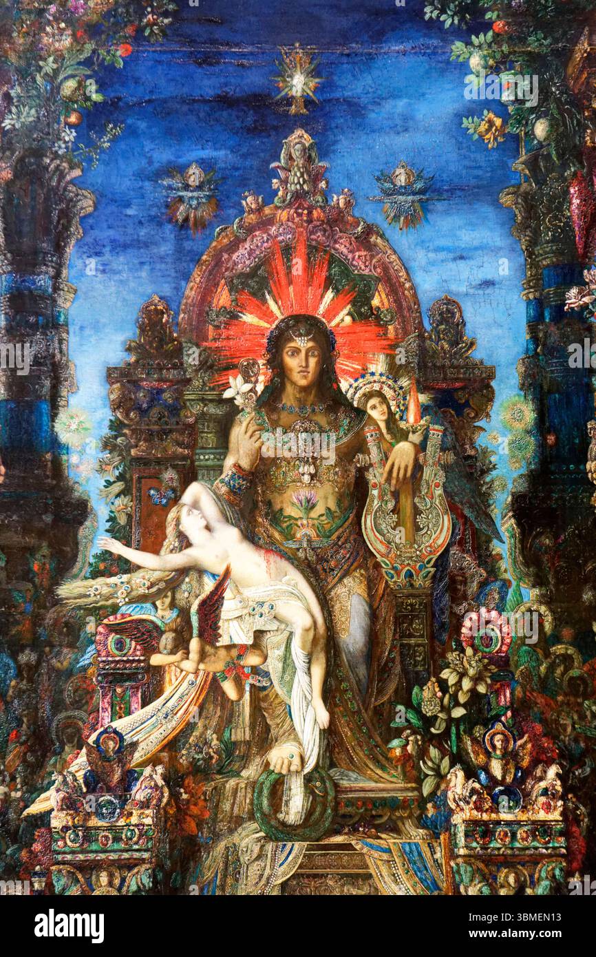 France, Paris, Nouvelle Athenes district, Gustave Moreau museum ...