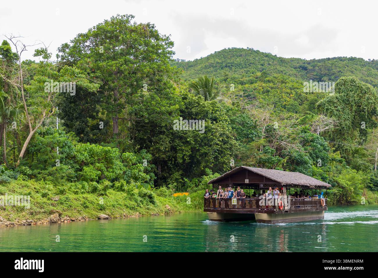 Philippines, Visayas archipelago, Bohol island, Loboc, Loboc Riverwatch ...