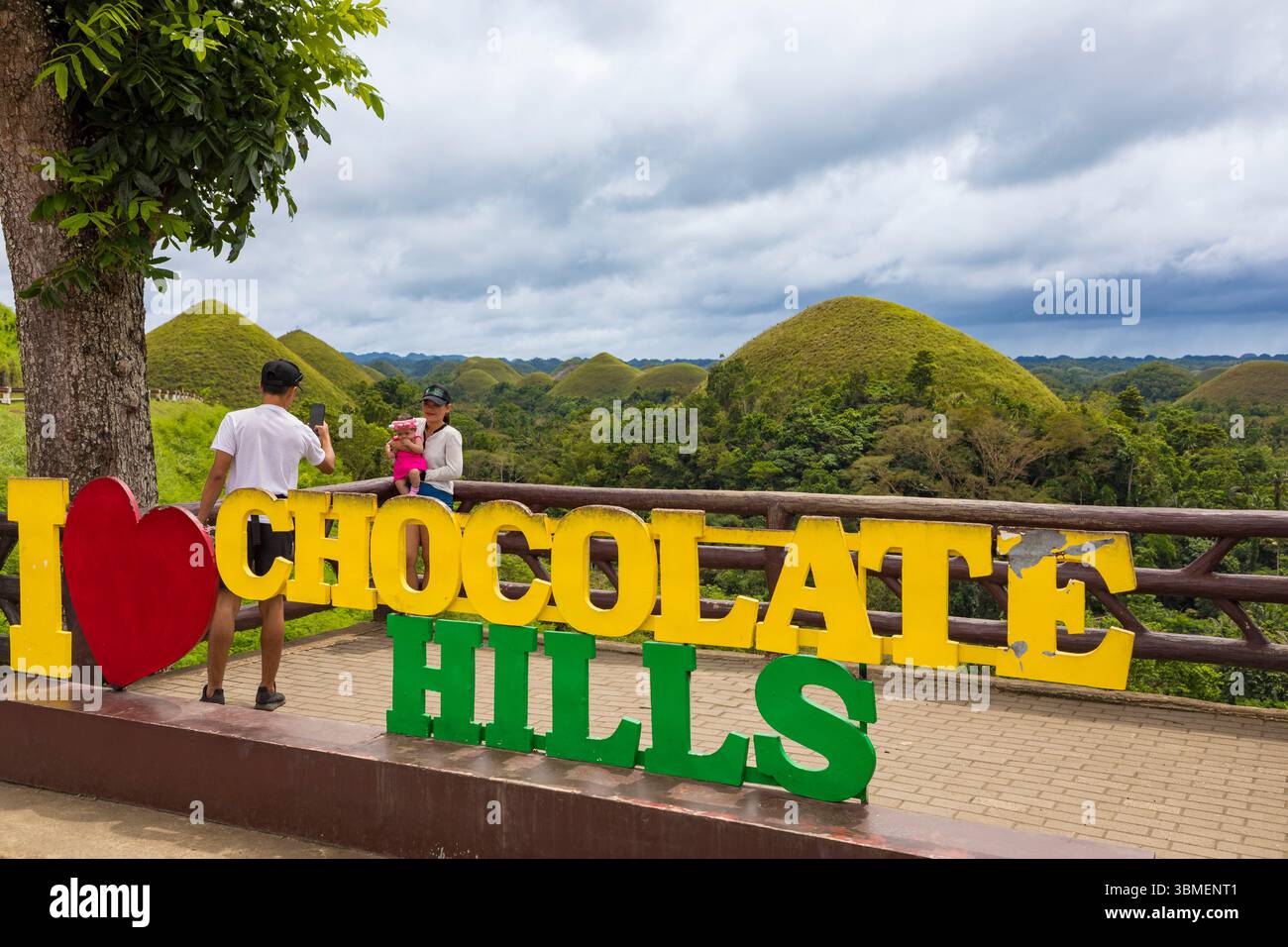Philippines, Visayas archipelago, Bohol island, Carmen, the Chocolate ...