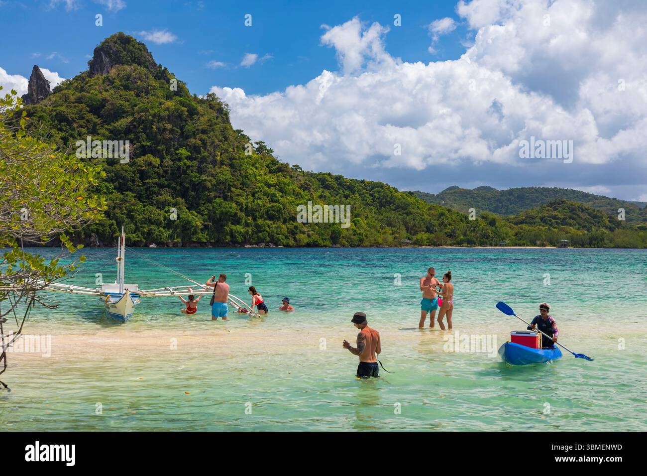 Philippines, Palawan, El Nido, Bacuit Bay, Snake island Stock Photo - Alamy