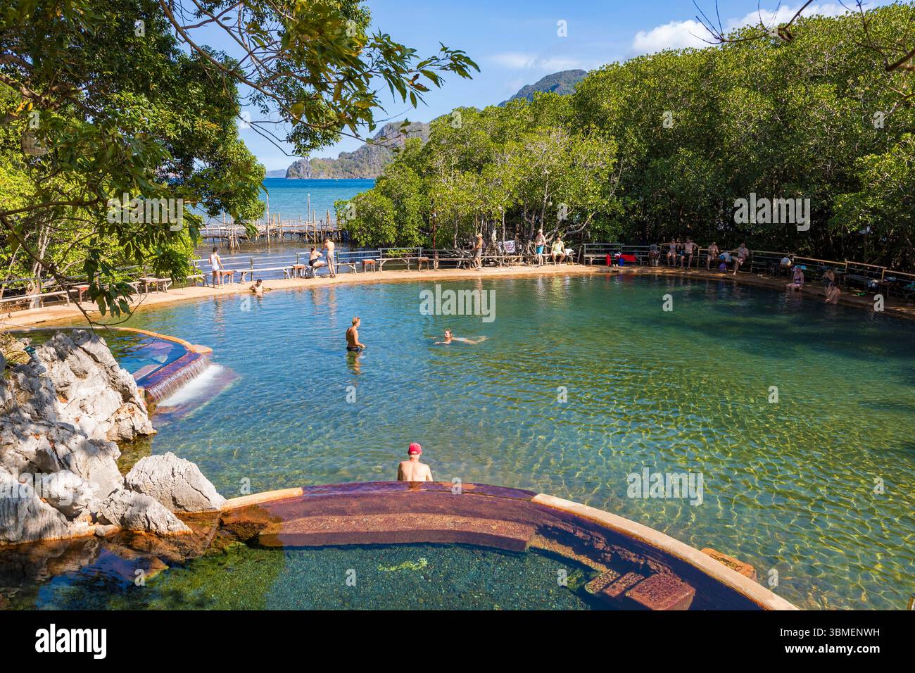 Philippines, Palawan, Calamian islands, Coron island, Siete Pecados ...