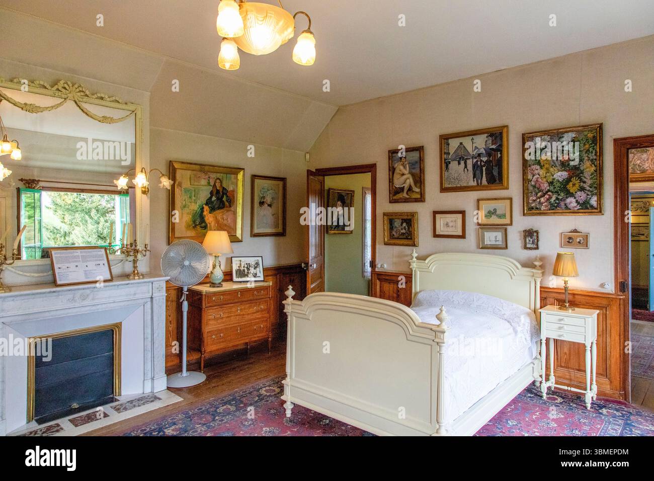 France, Eure, Giverny, Claude Monet Foundation, the house, dining room ...