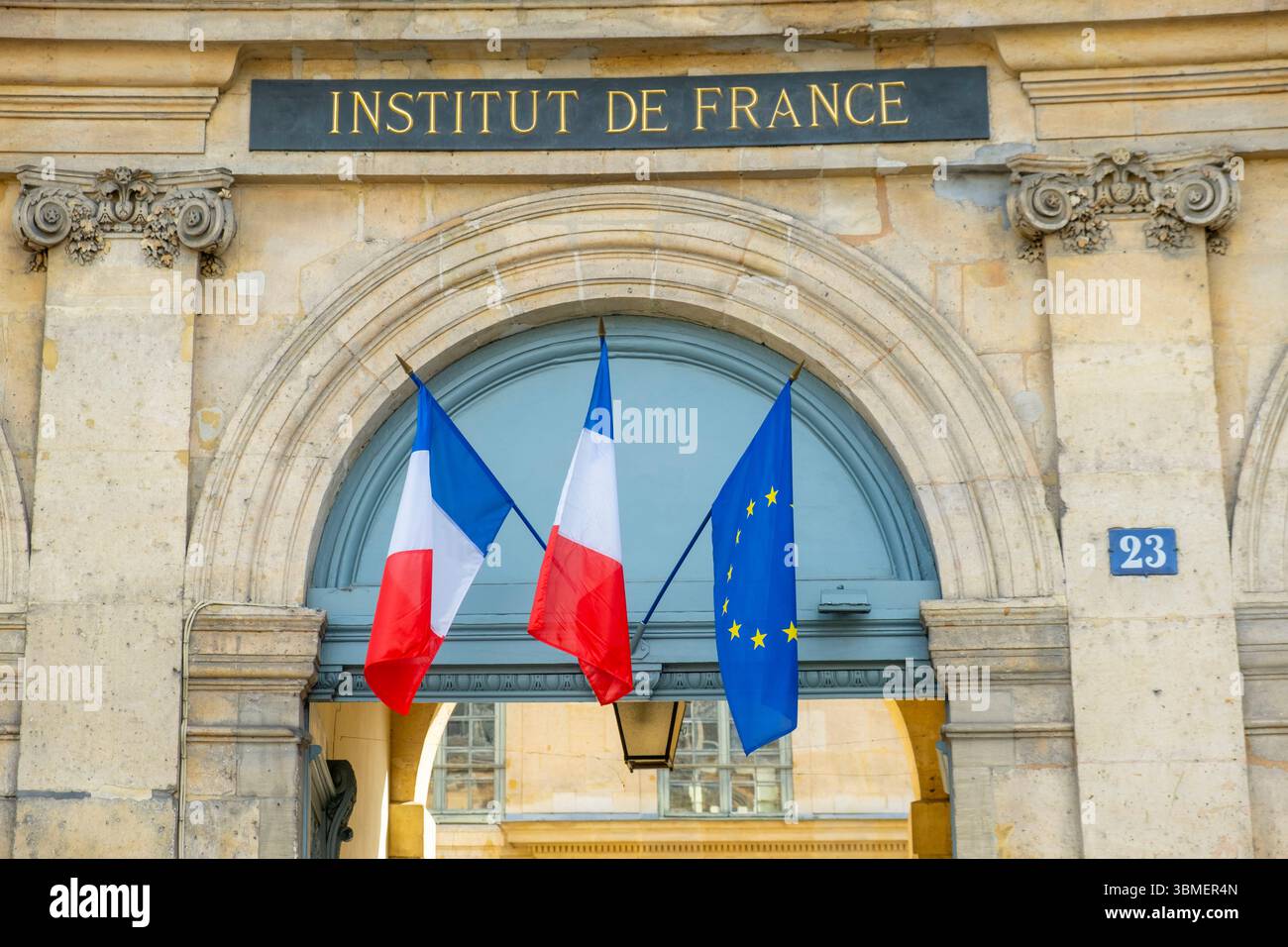 France, Paris, the Institut de France, (headquarters of the Academies ...