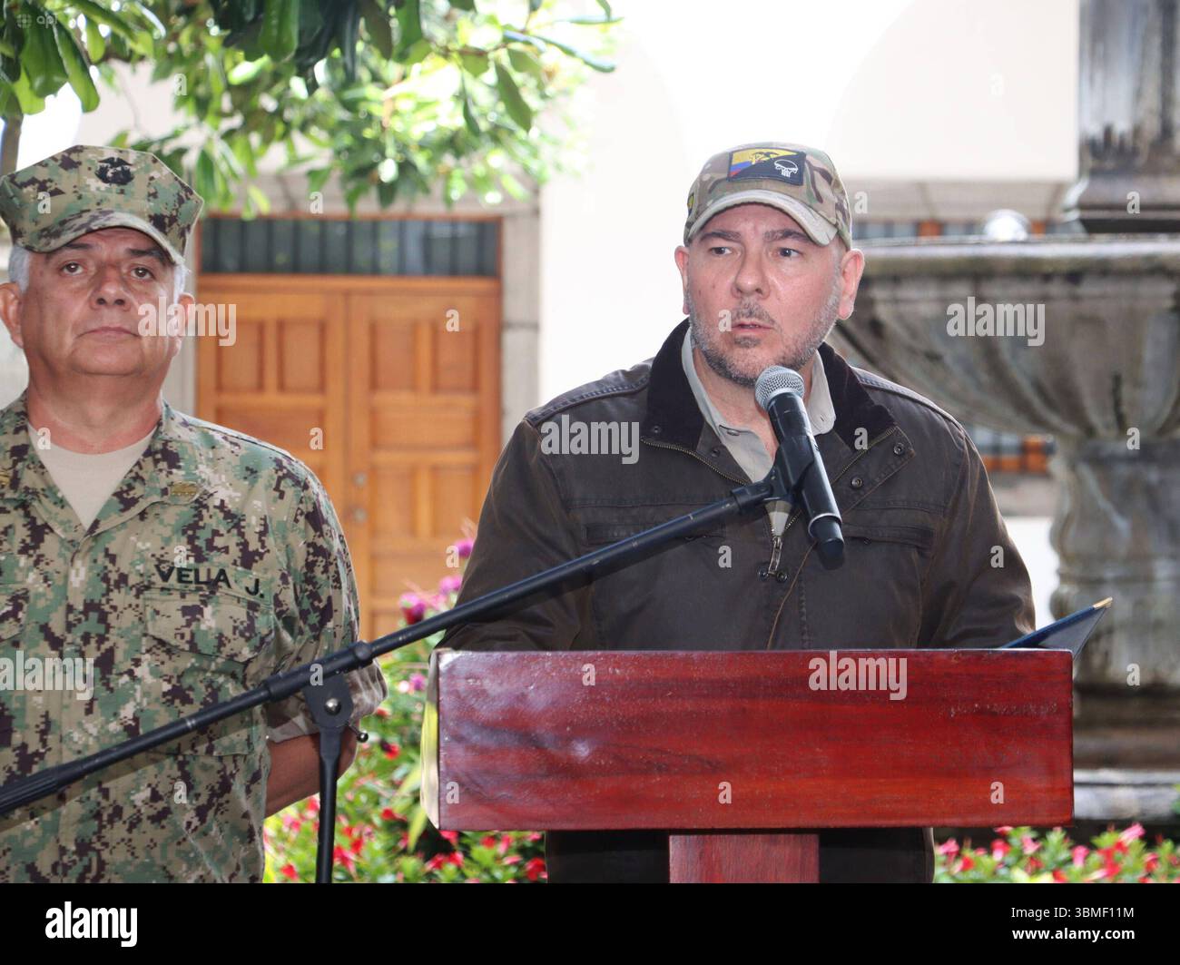 MINISTERS Quito, Thursday, June 26, 2025 Press conference by Interior ...