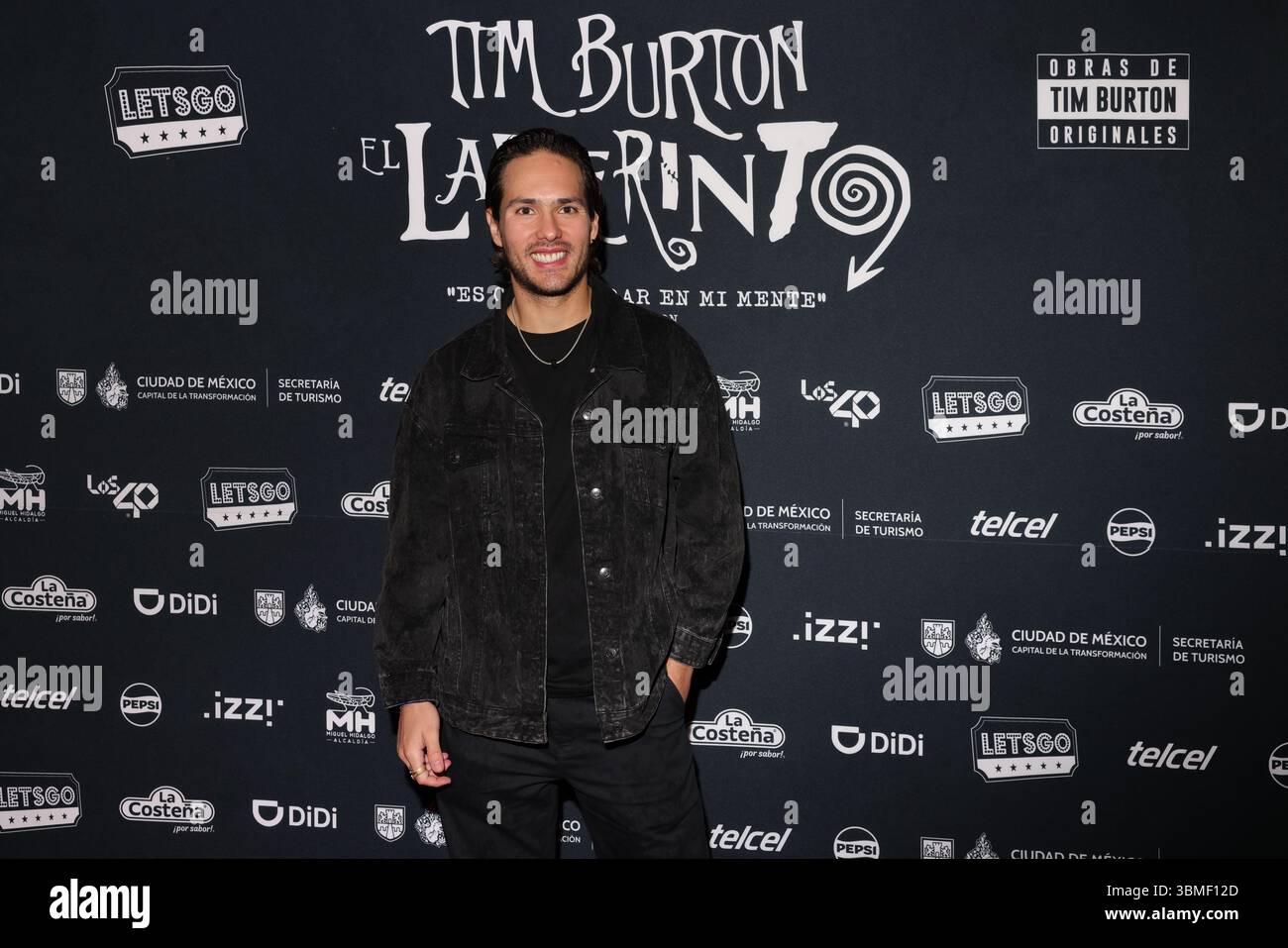 Marco Leon attends the red carpet for the immersive exhibition ...