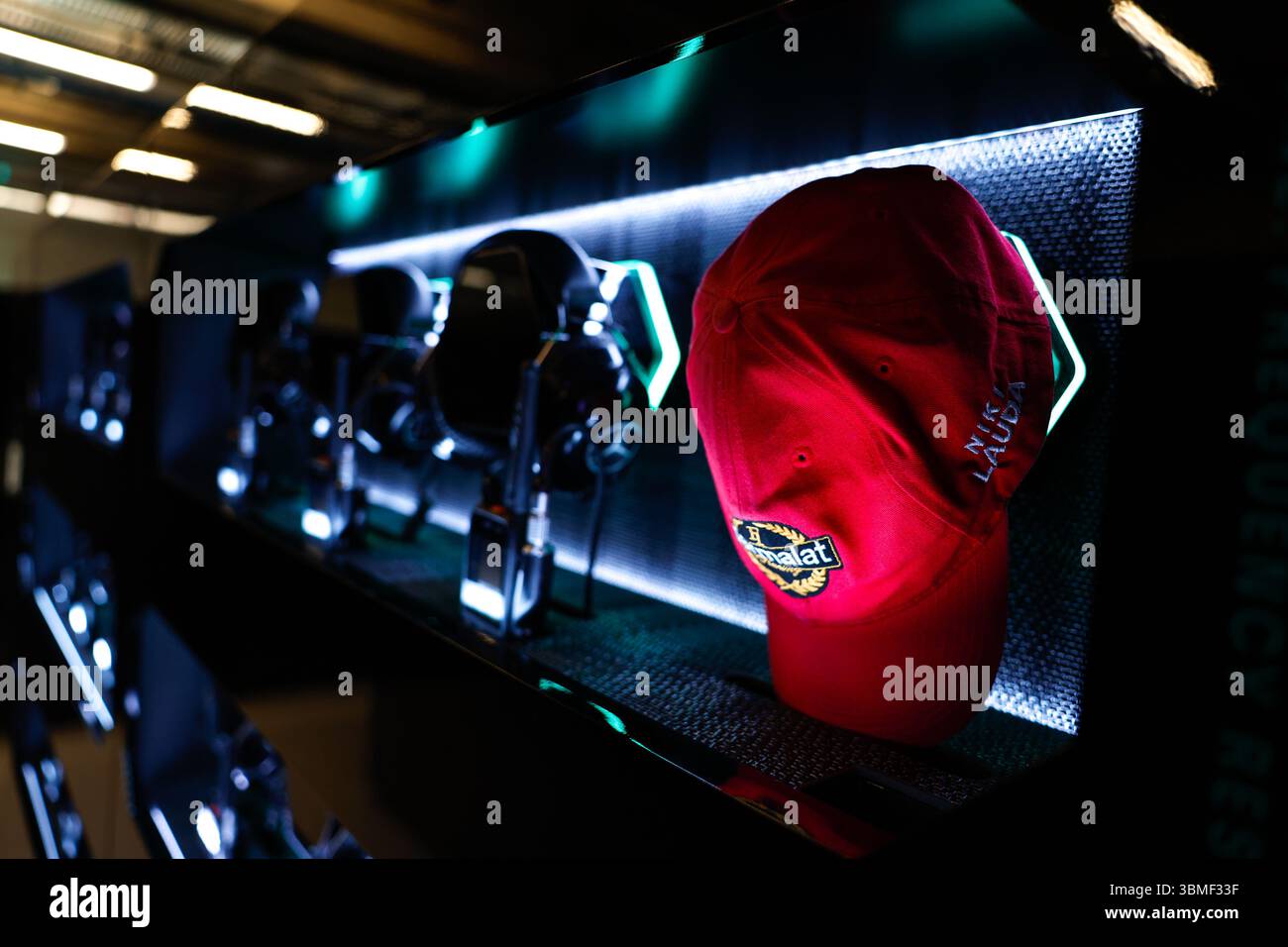 Niki Lauda cap Mercedes AMG F1 Team during the Formula 1 MSC Cruises ...