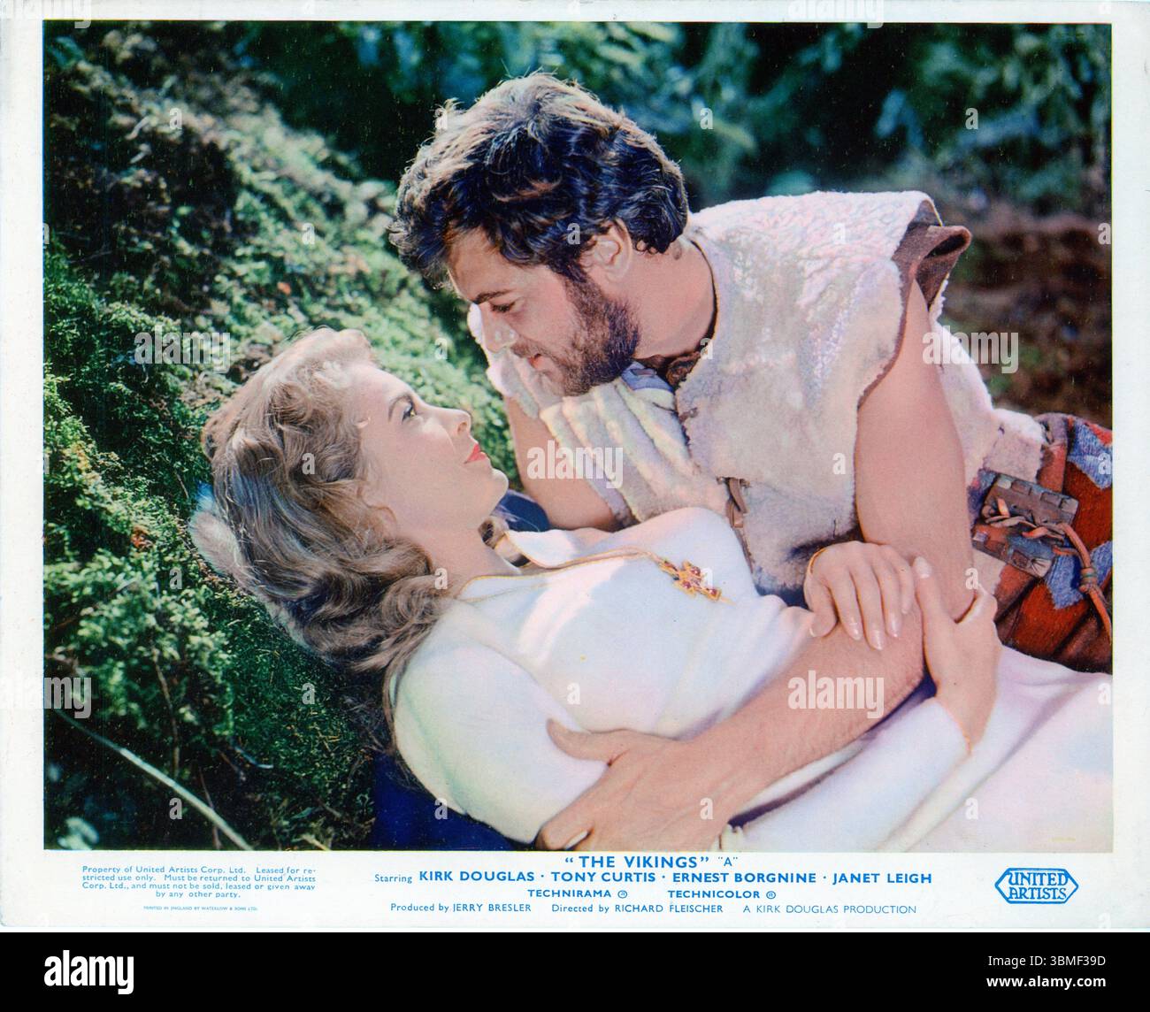 JANET LEIGH and TONY CURTIS in THE VIKINGS 1958 director RICHARD ...