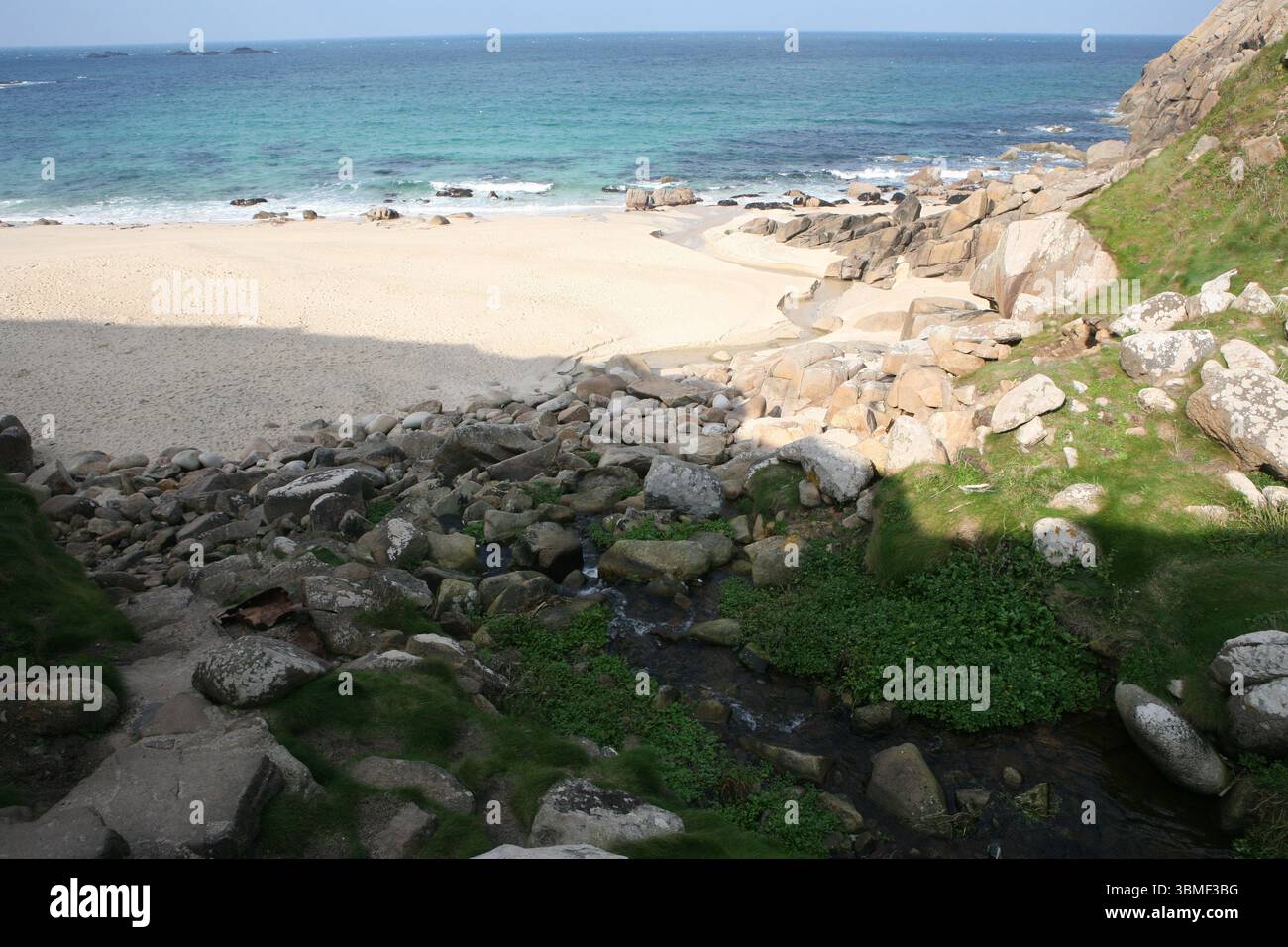 Pendeen Cove (Boat Cove) Cornwall on the Cornish Coast is a sheltered ...