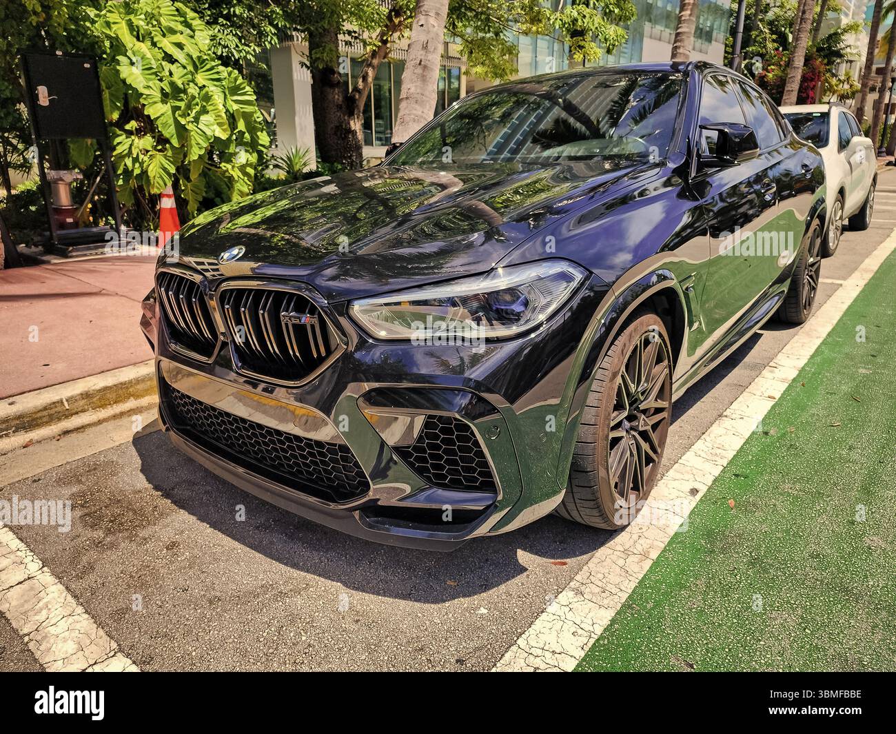 Miami Beach, Florida USA - June 8, 2024: 2020 BMW X6 M Competition ...