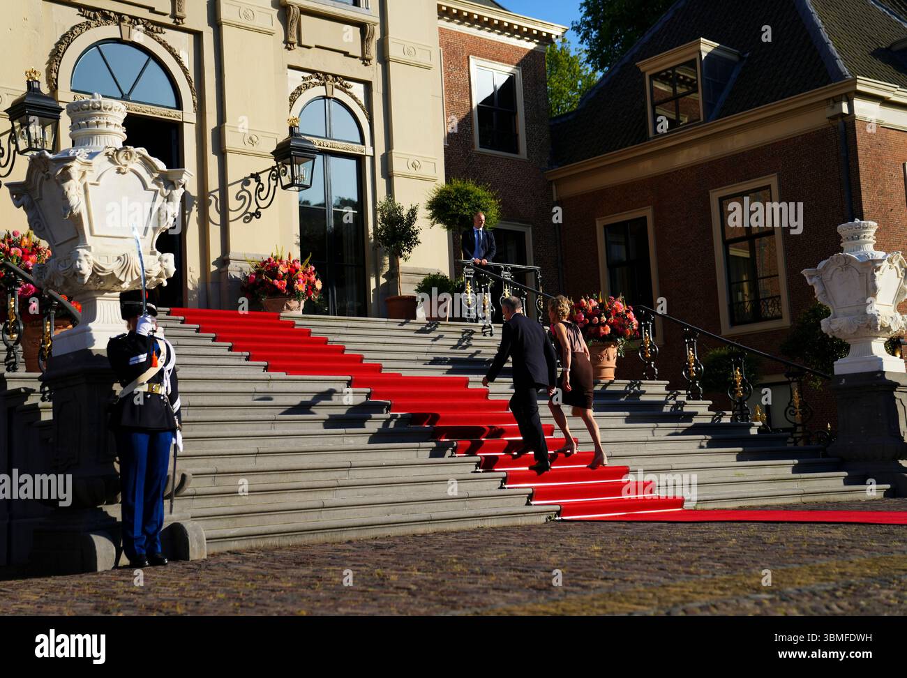 Prime Minister Mark Carney and wife Diana Fox Carney arrive to the Huis ...