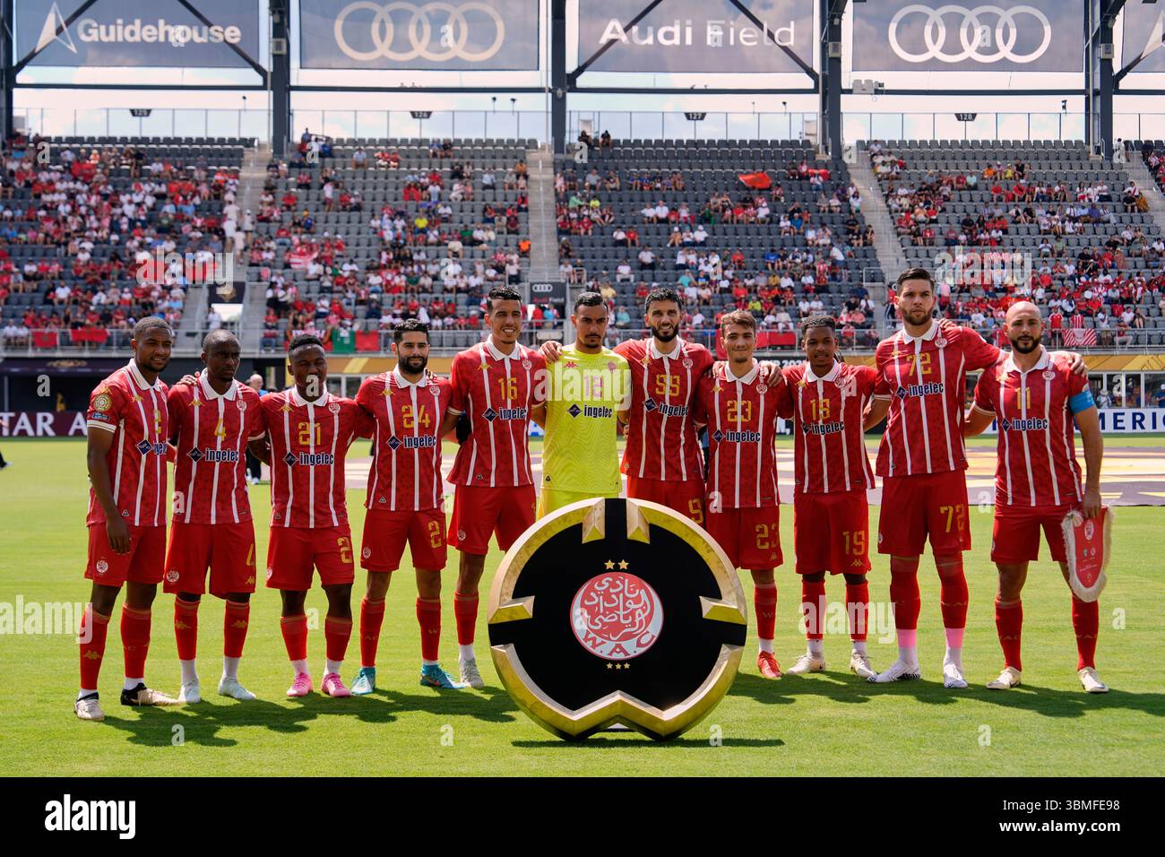 Wydad AC players pose for a picture before the Club World Cup Group G ...