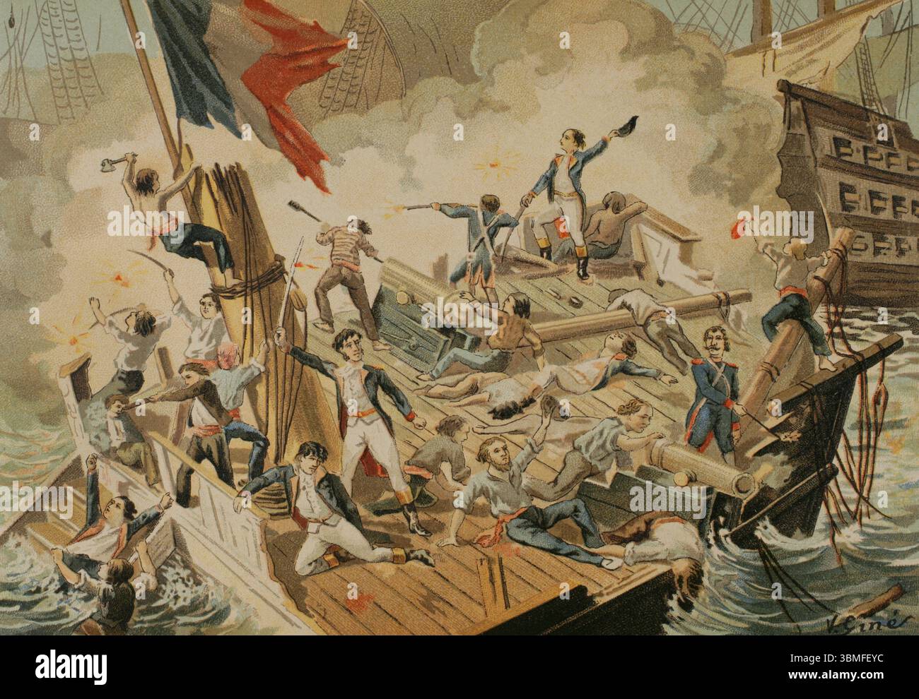 French Revolutionary Wars. Glorious First of June or Fourth Battle of ...