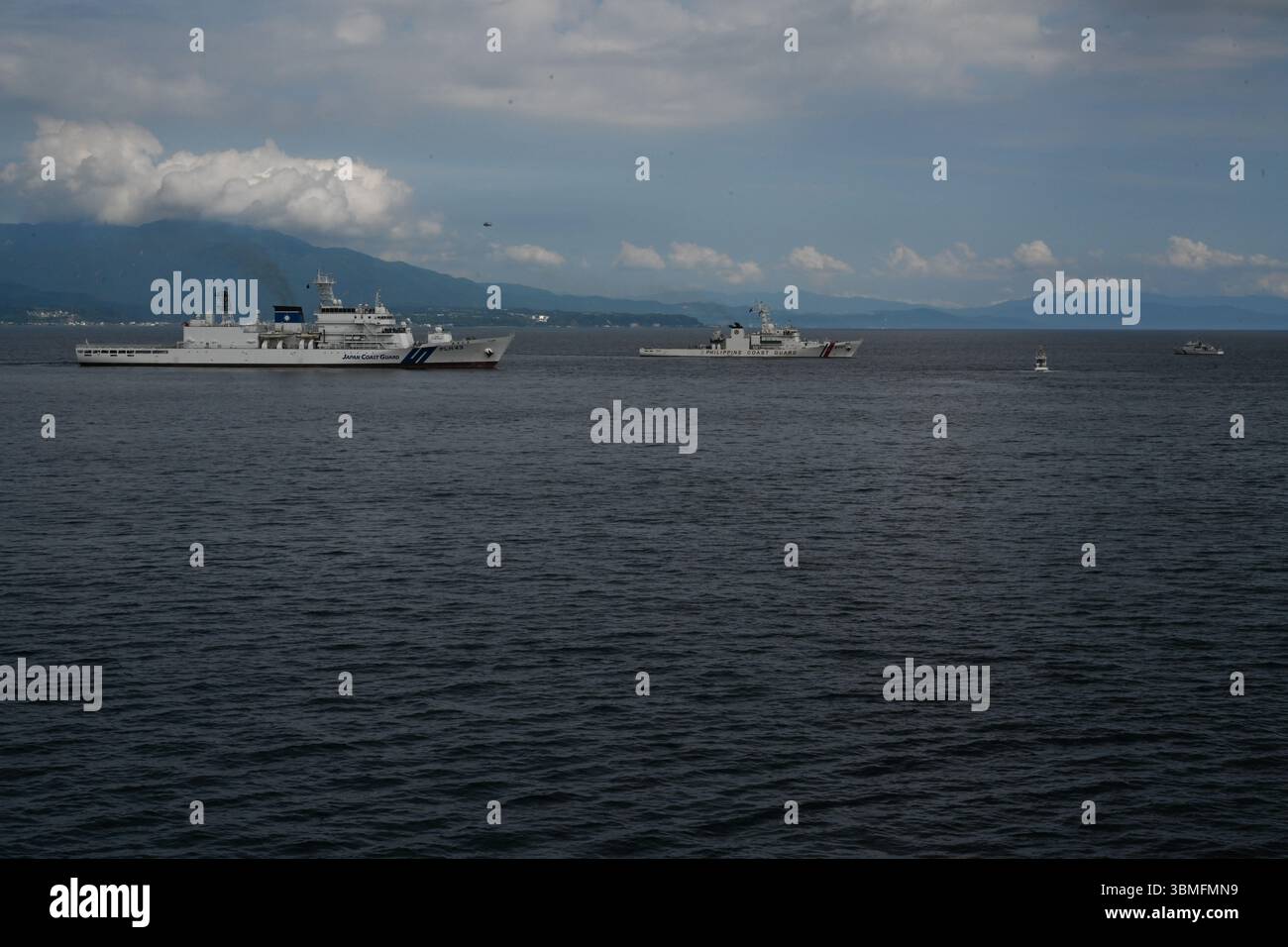 The Japan Coast Guard Patrol Vessel Asanagi (PLH-43), and Philippine ...