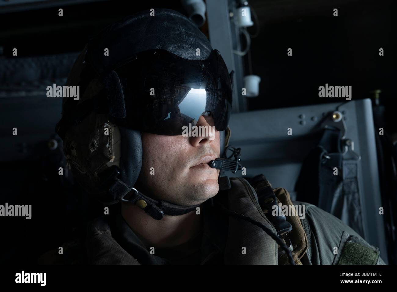 U.S. Marine Corps Staff Sgt. Alexander Morales, from Florida, an MV-22B ...