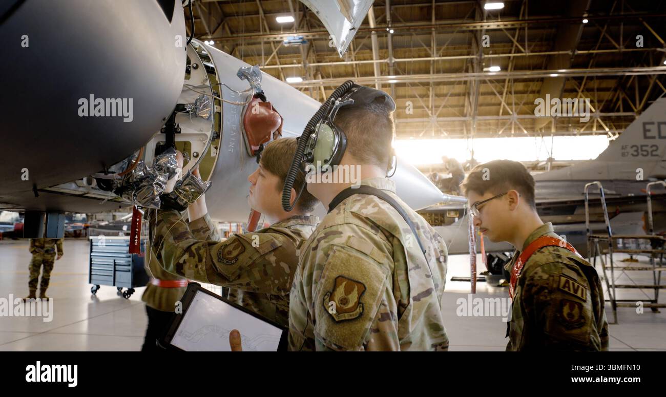 Airmen of the 412th Maintenance Group at Edwards Air Force Base ...