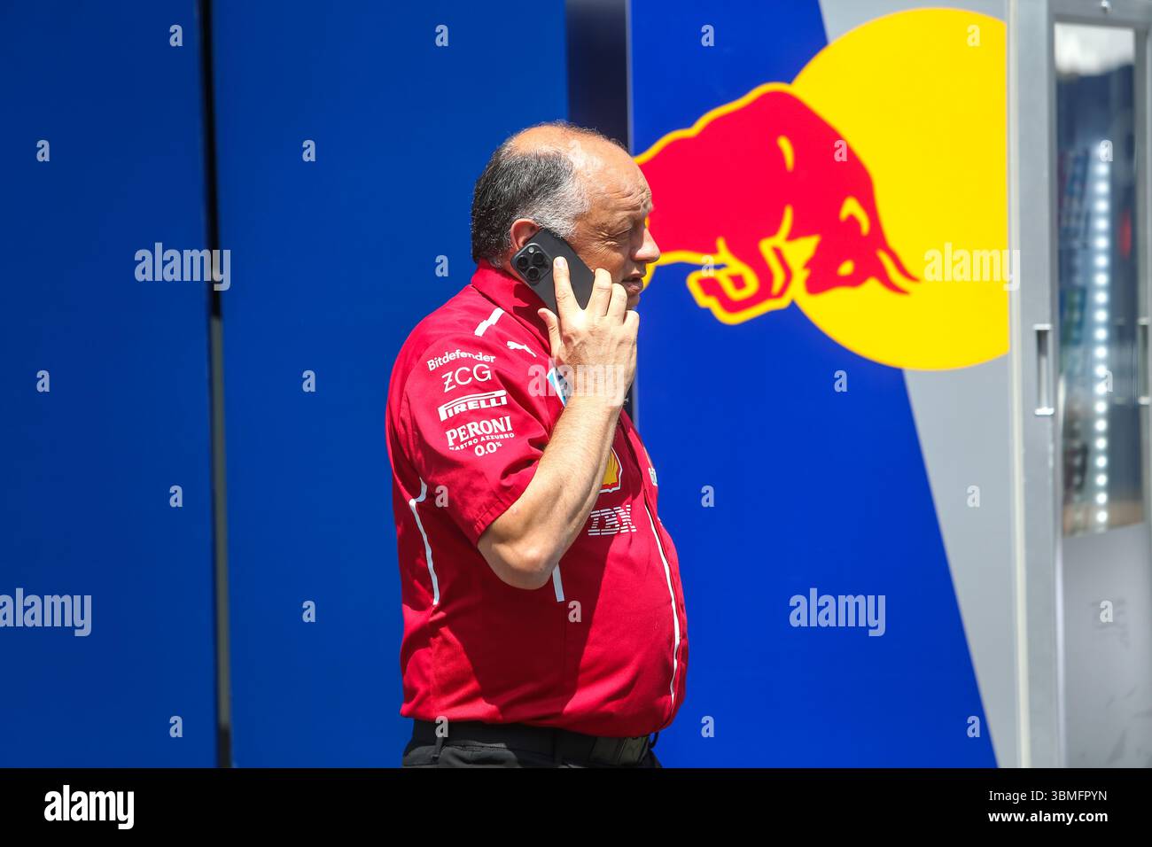 6/29/2025 - Frederic Vasseur (FRA) - Scuderia Ferrari F1 Team Principal ...