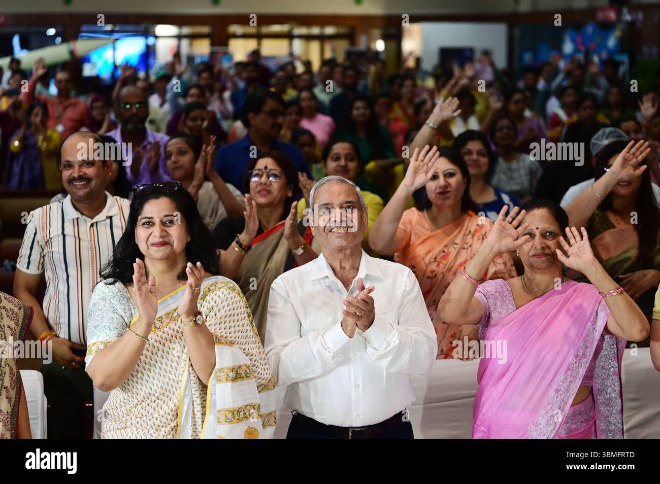LUCKNOW, INDIA - JUNE 26: Astronaut Shubhanshu Shukla's parents ...