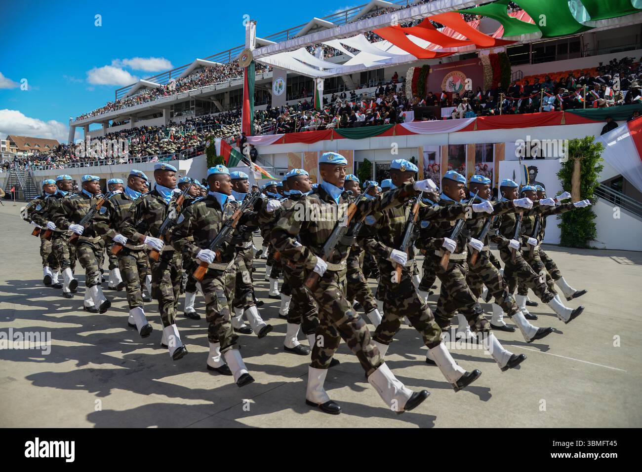 Antananarivo, Madagascar. 26th June, 2025. A military parade is held ...