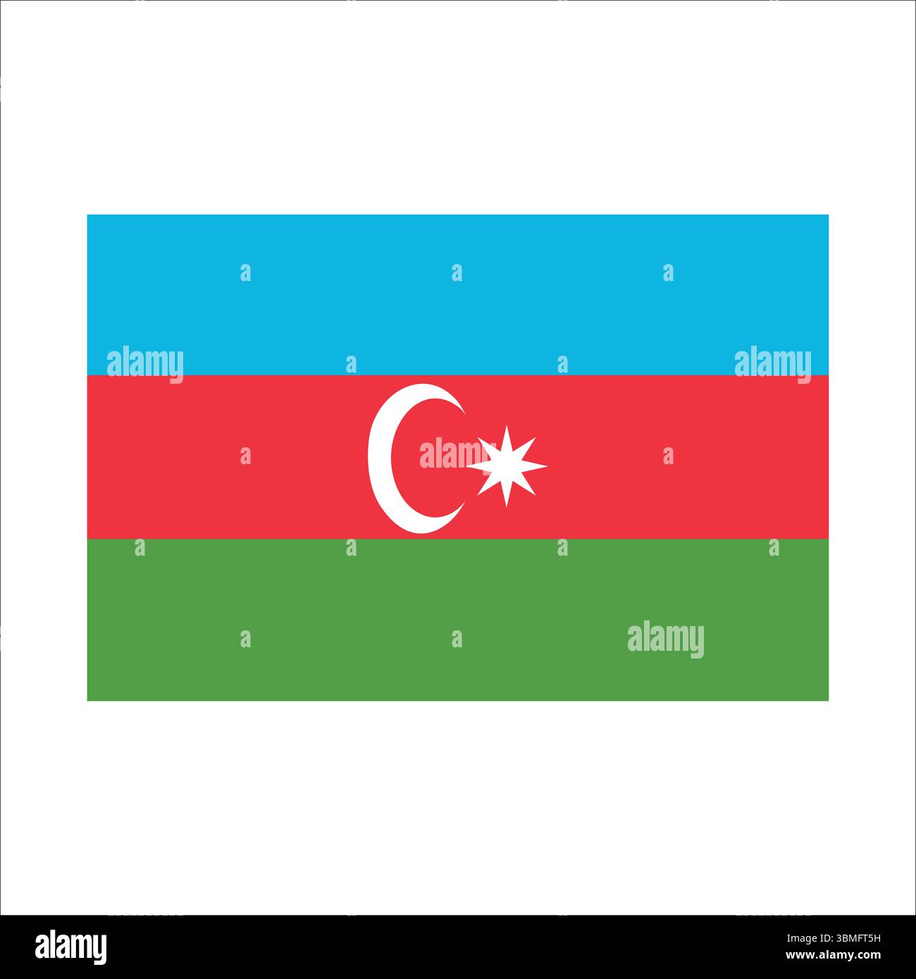 Flag of azerbaijan waving proudly, representing national identity Stock ...