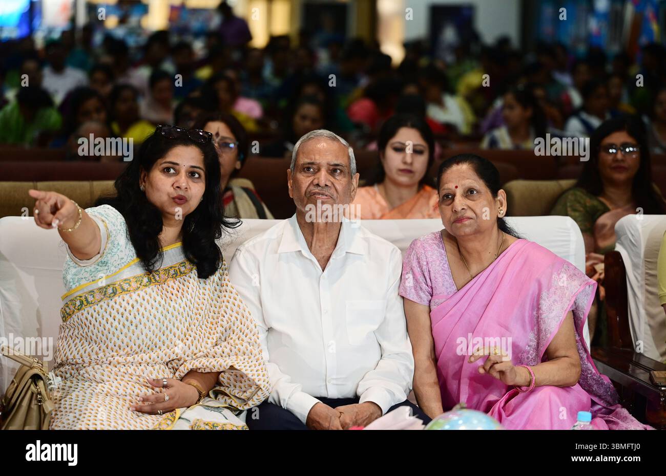 LUCKNOW, INDIA - JUNE 26: Astronaut Shubhanshu Shukla's parents ...
