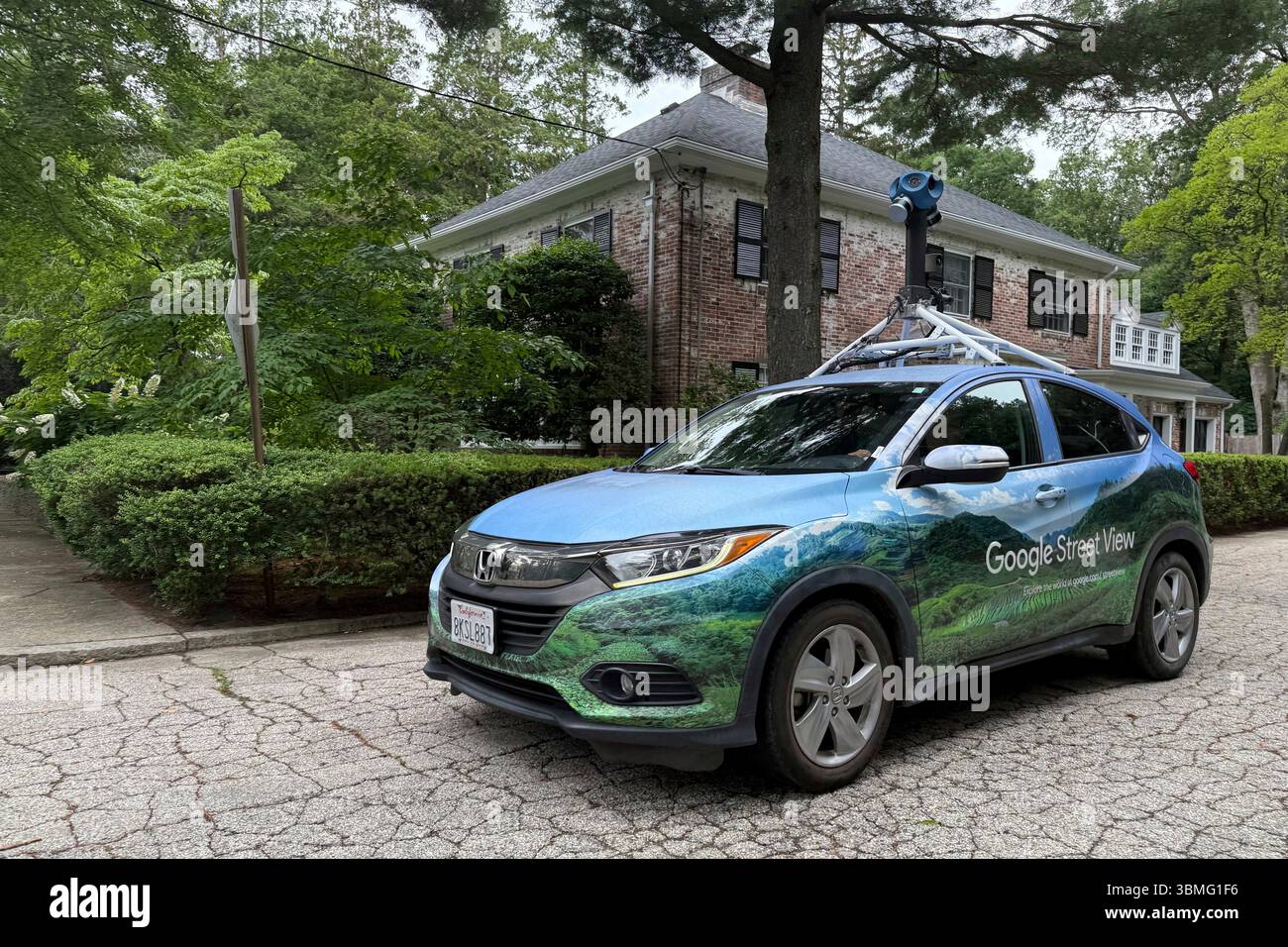 One of the Google Street View cars that the company uses to ...