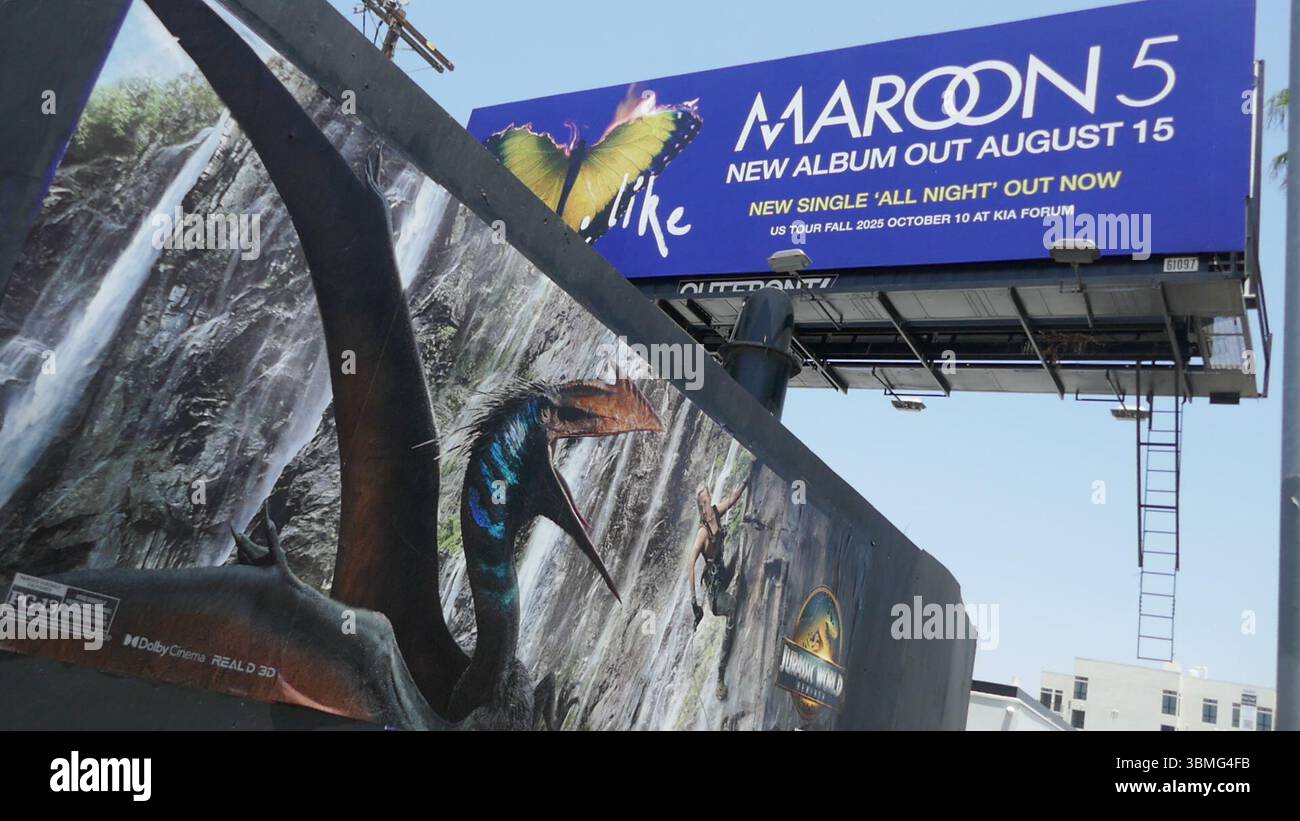 Los Angeles, California, USA 26th June 2025 Maroon 5 Love is Like New ...