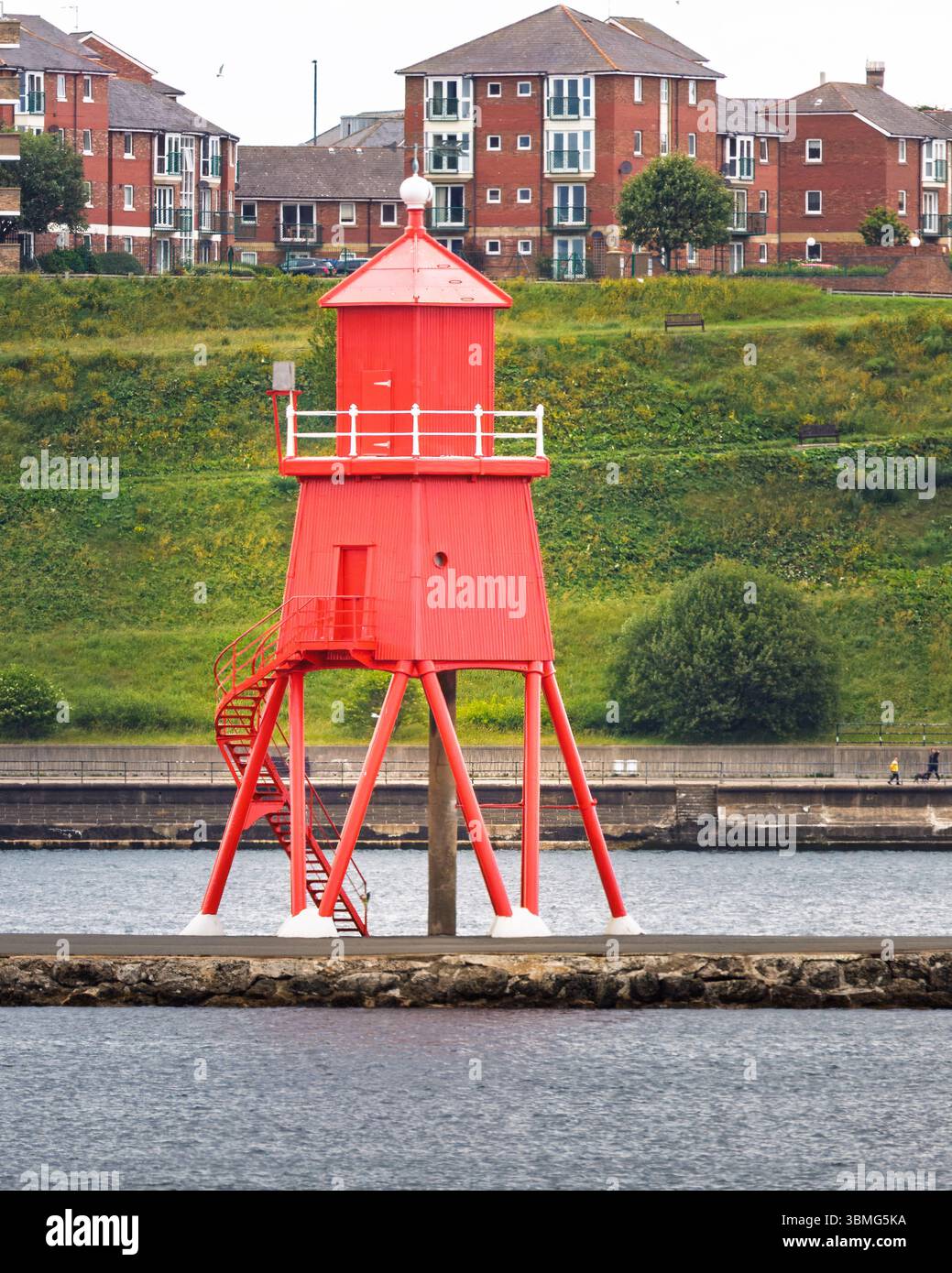Herd Groyne with views over Tynemouth, June 2025 Stock Photo - Alamy