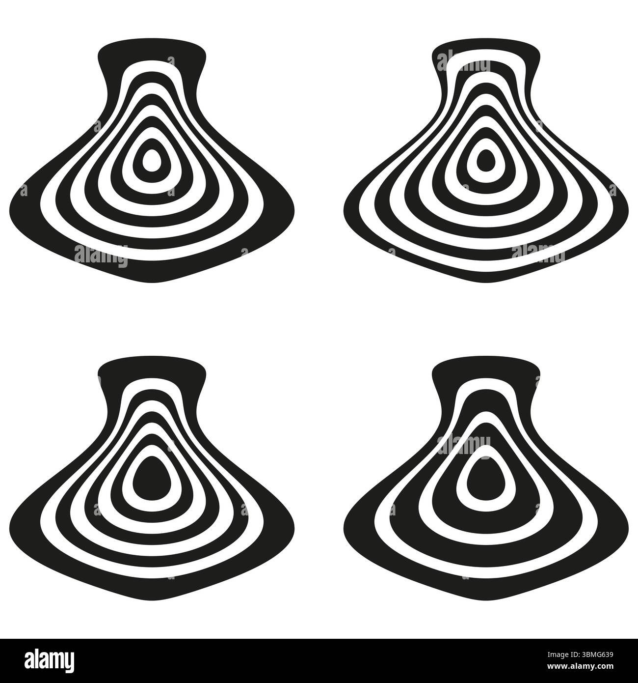 Triangle shape patterns. Geometric pyramid forms. Black angular ...