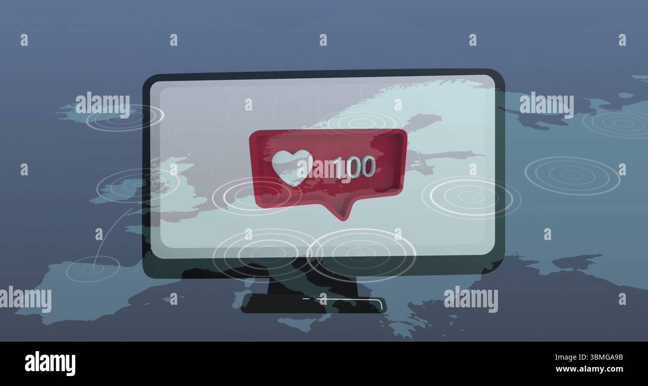 Displaying europe map floating hi-res stock photography and images - Alamy