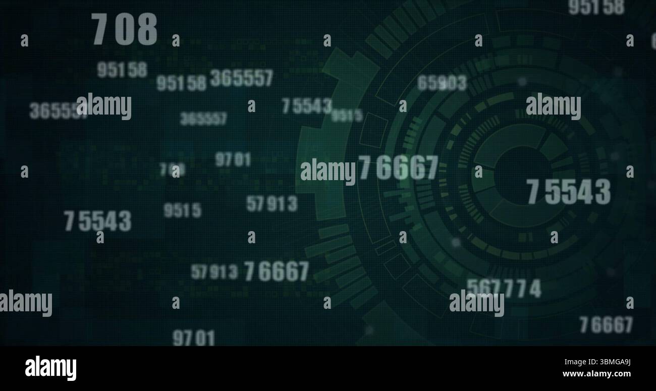 Futuristic hud displaying concentric rings hi-res stock photography and images - Alamy