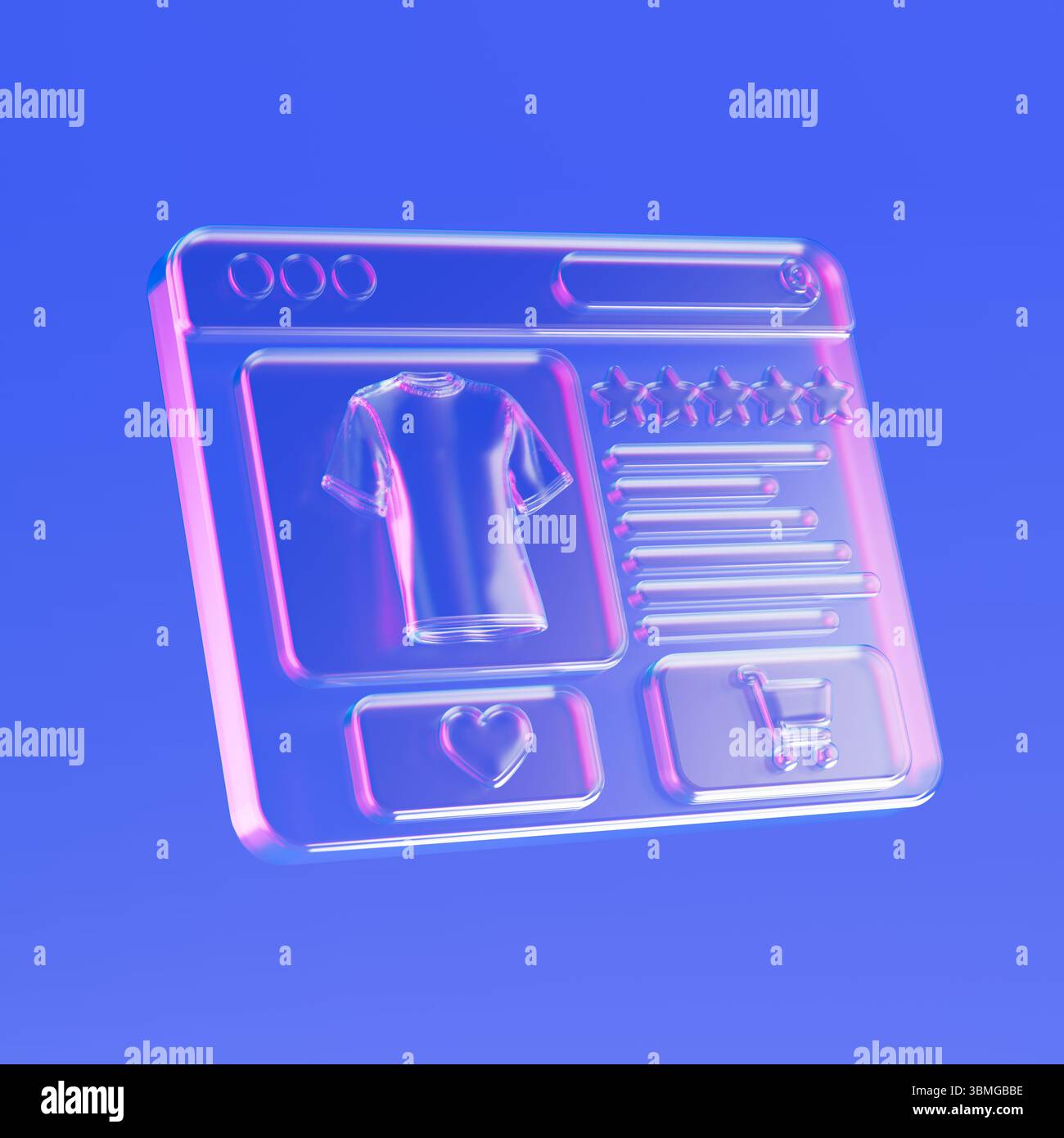 Modern glassmorphism style ui hi-res stock photography and images - Alamy