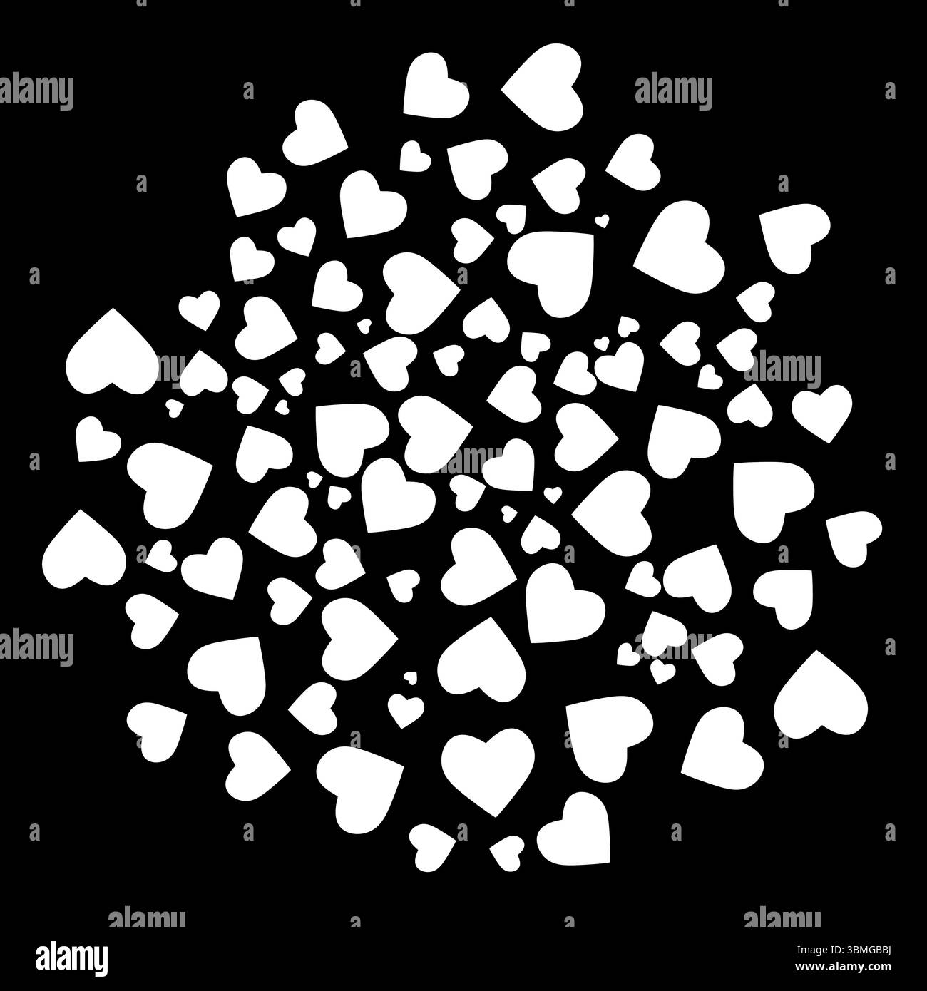 3d love design Black and White Stock Photos & Images - Alamy