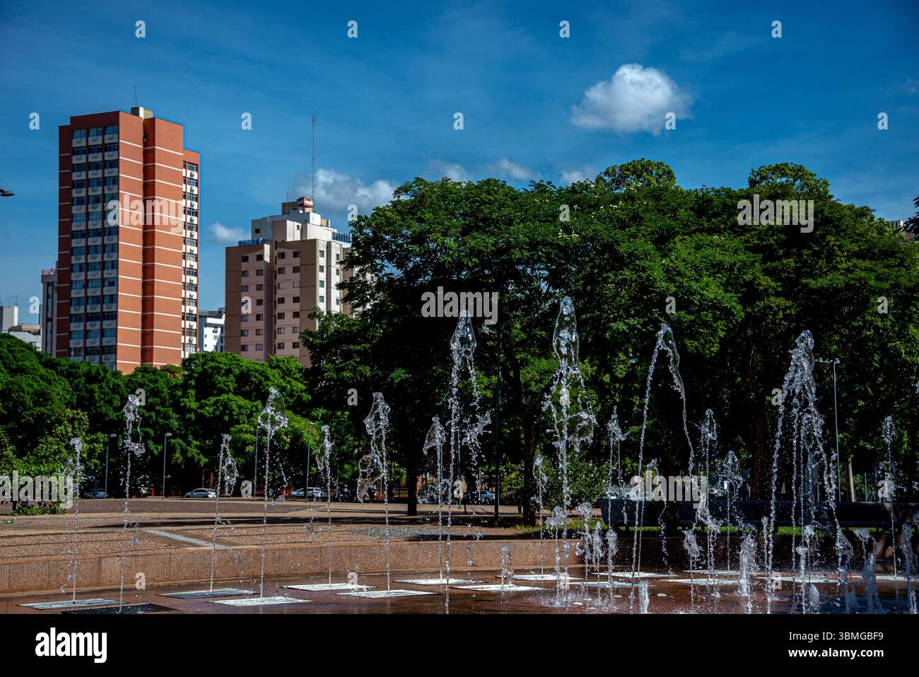 Civica Square in Goiania, Brazil Stock Photo - Alamy