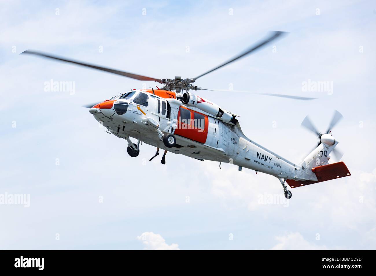 An MH-60S Seahawk helicopter, assigned to Station Search and Rescue Key ...